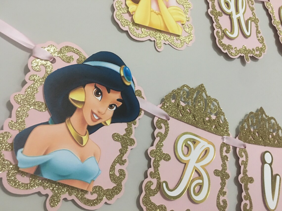 Disney Princess Inspired Banner Princess Banner - Etsy