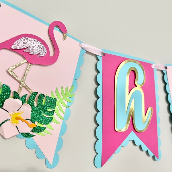 Flamingo Banner - Etsy