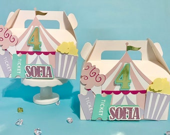 Circus Carnival Kids Pop up Favor Box Jack in the Box PDF Printable ...