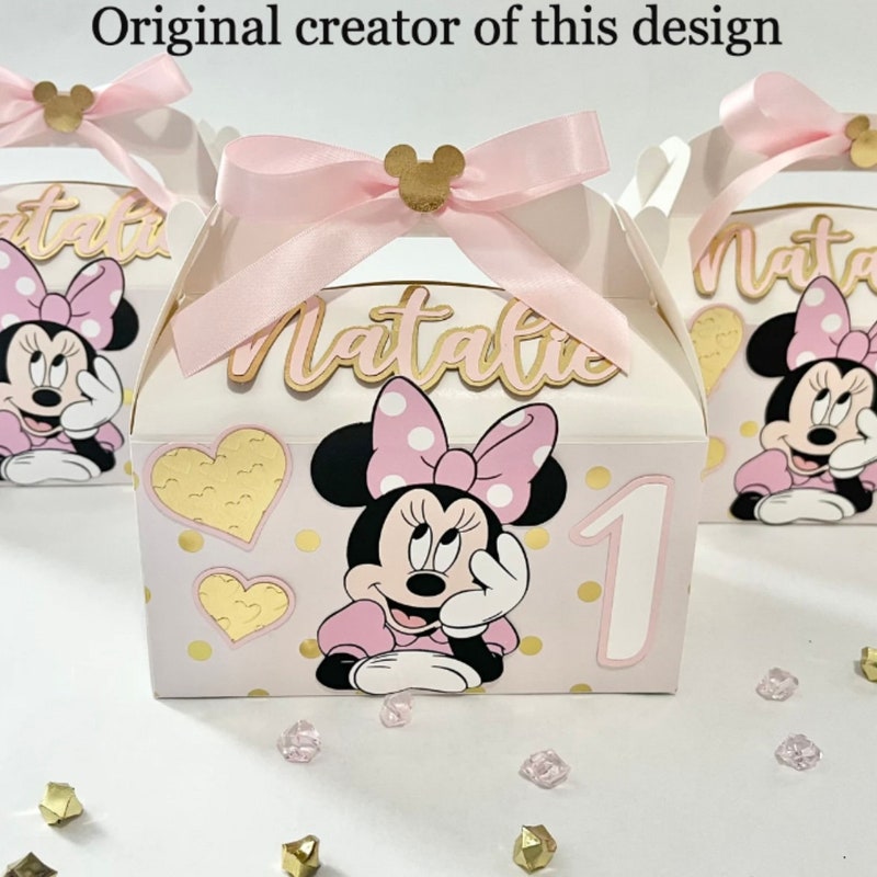Minnie Mouse Candy Box - Etsy