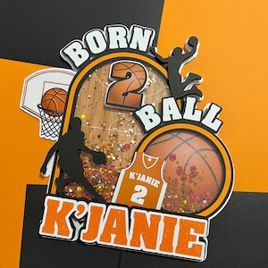 Basketball Cake Topper: Sports Birthday Party Decoration - Etsy
