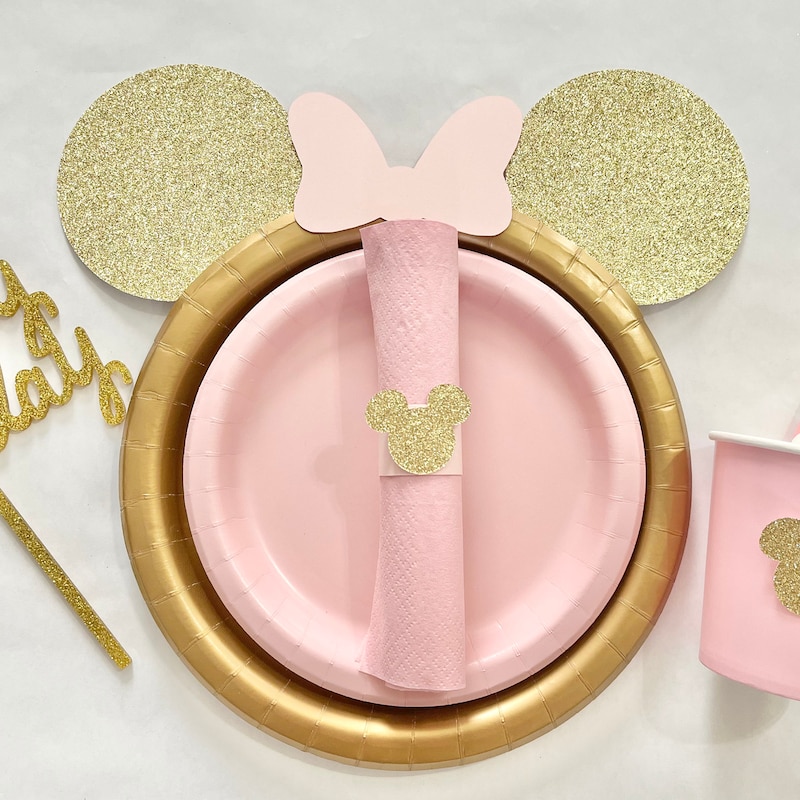Minnie Mouse Party Plates - Etsy