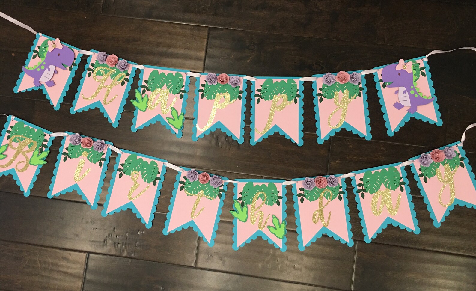 3 Rex Banner Dinosaur Banner - Etsy