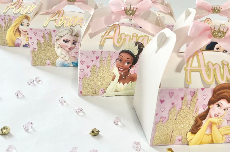 Disney Princess Favor Box - Etsy
