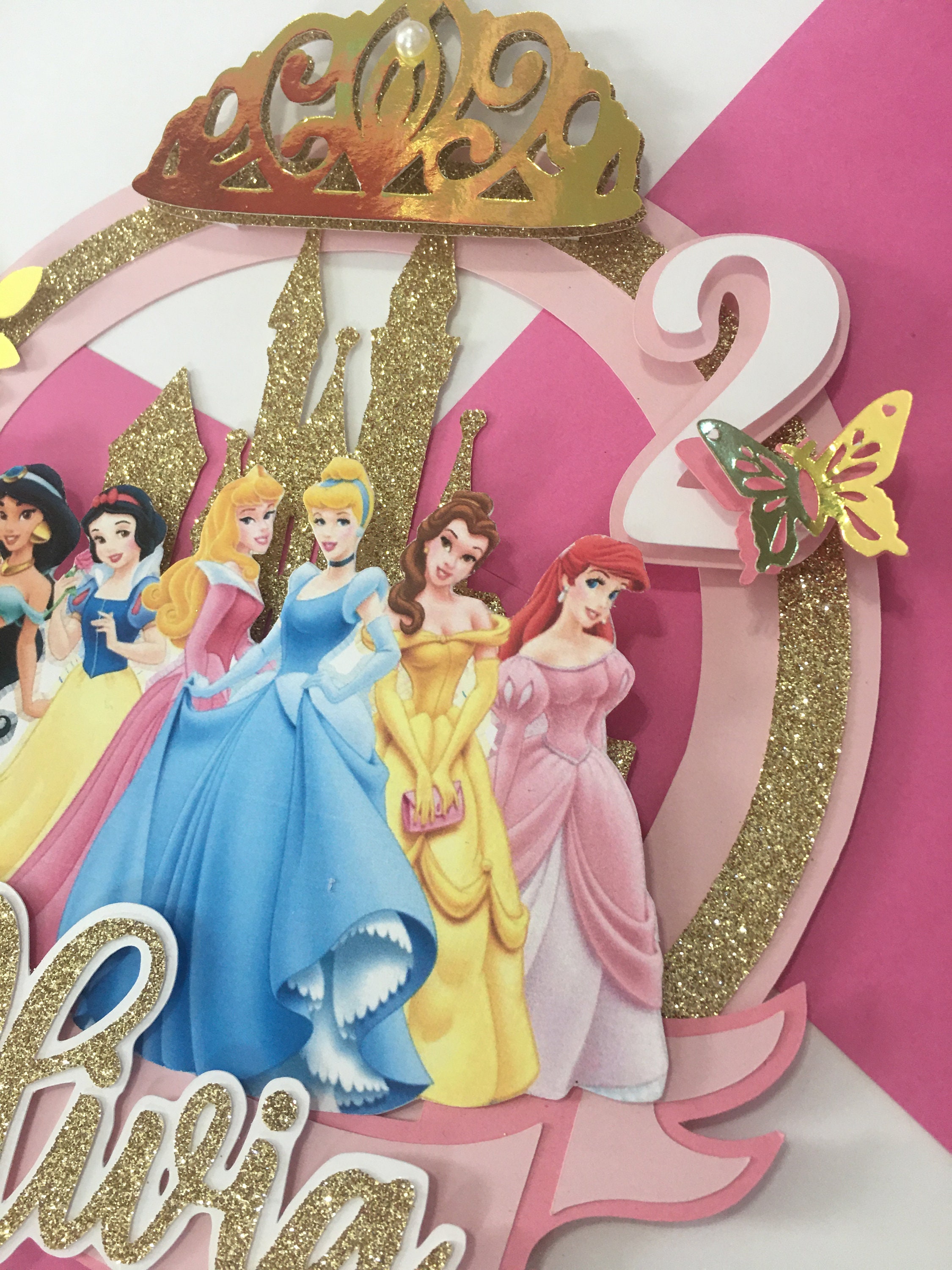 Disney Princess Cake Topper - Etsy Australia
