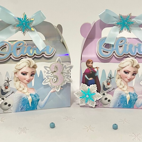 Frozen Favor Boxes - Etsy