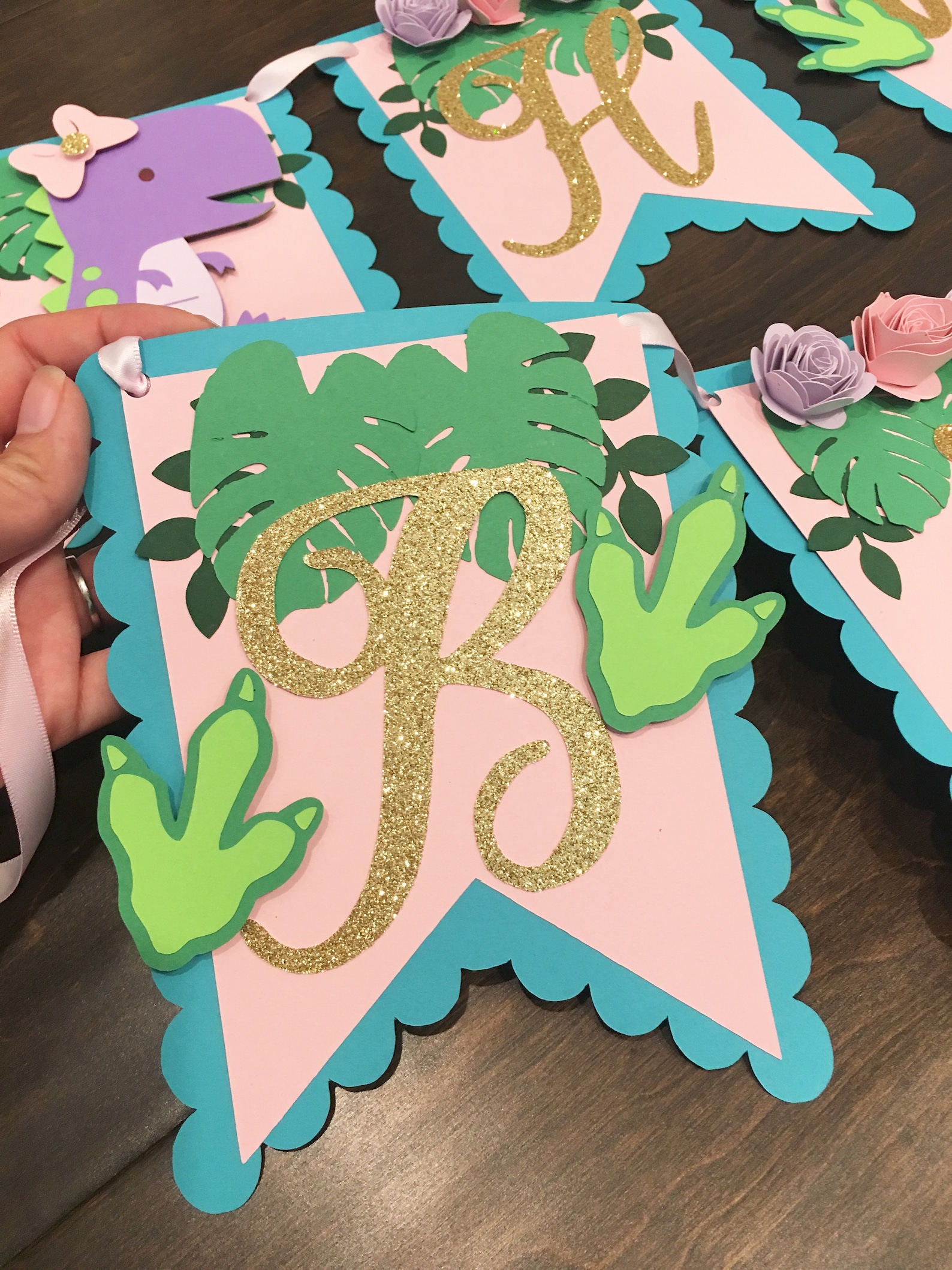 3 Rex Banner Dinosaur Banner - Etsy