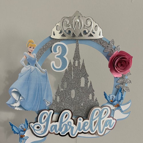 Cinderella Cake Topper - Etsy