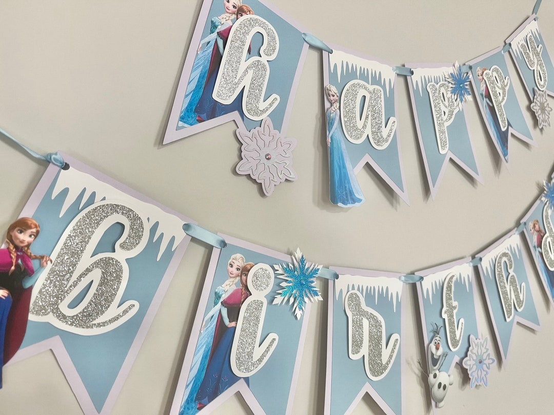 Frozen Inspired Banner, Ice Princess Banner - Etsy