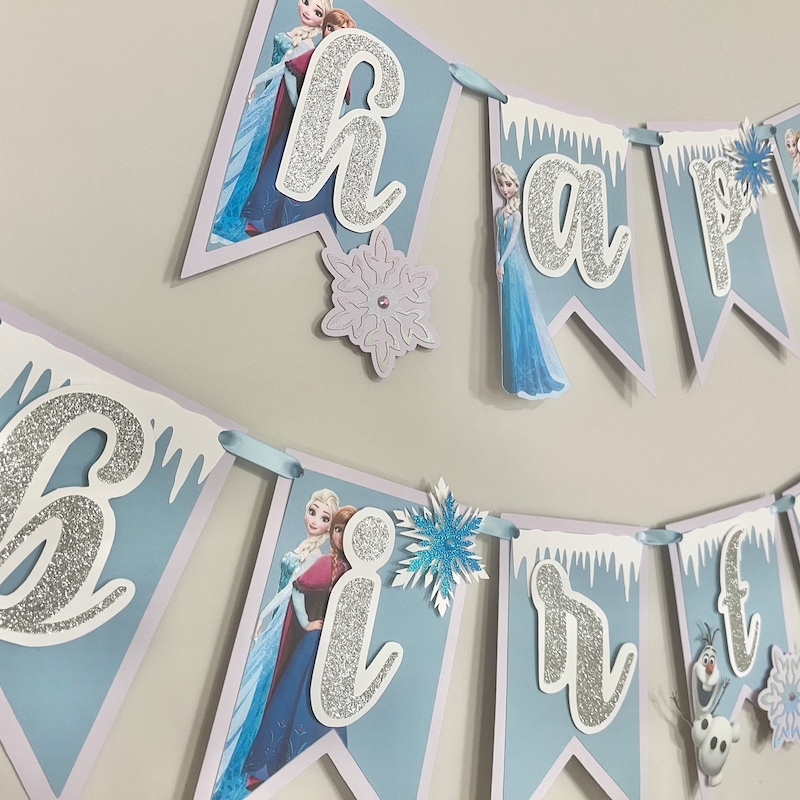 Frozen Banner - Etsy