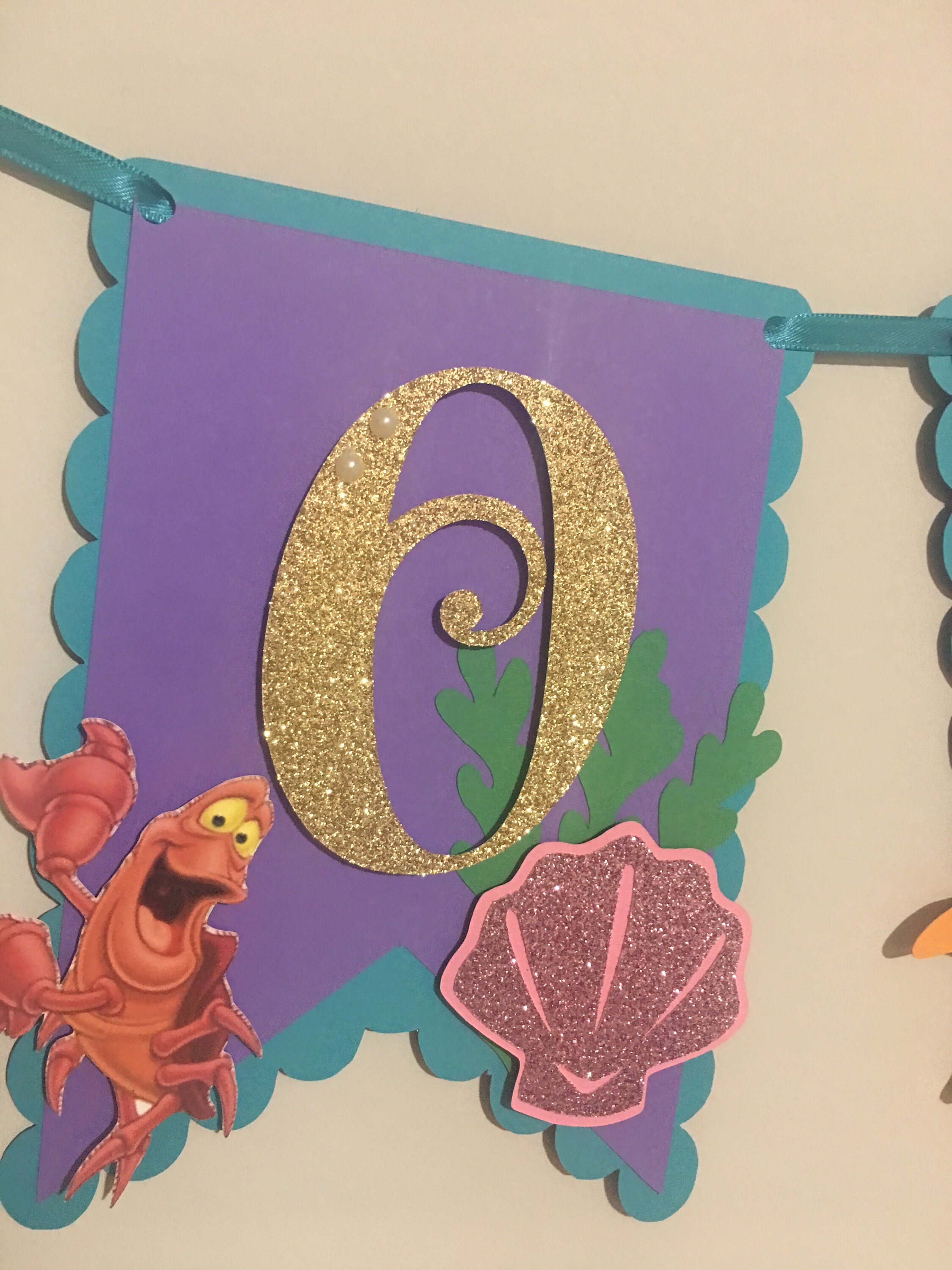 Little Mermaid Inspired Banner | Etsy