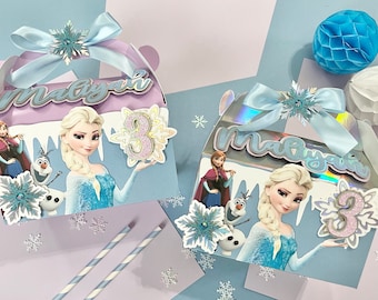 6 Frozen Theme Goodie Box | Frozen Gable Box | Frozen Birthday Favor ...