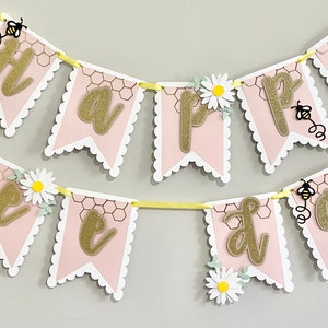 Bee Banner, so Sweet to Bee One Banner - Etsy