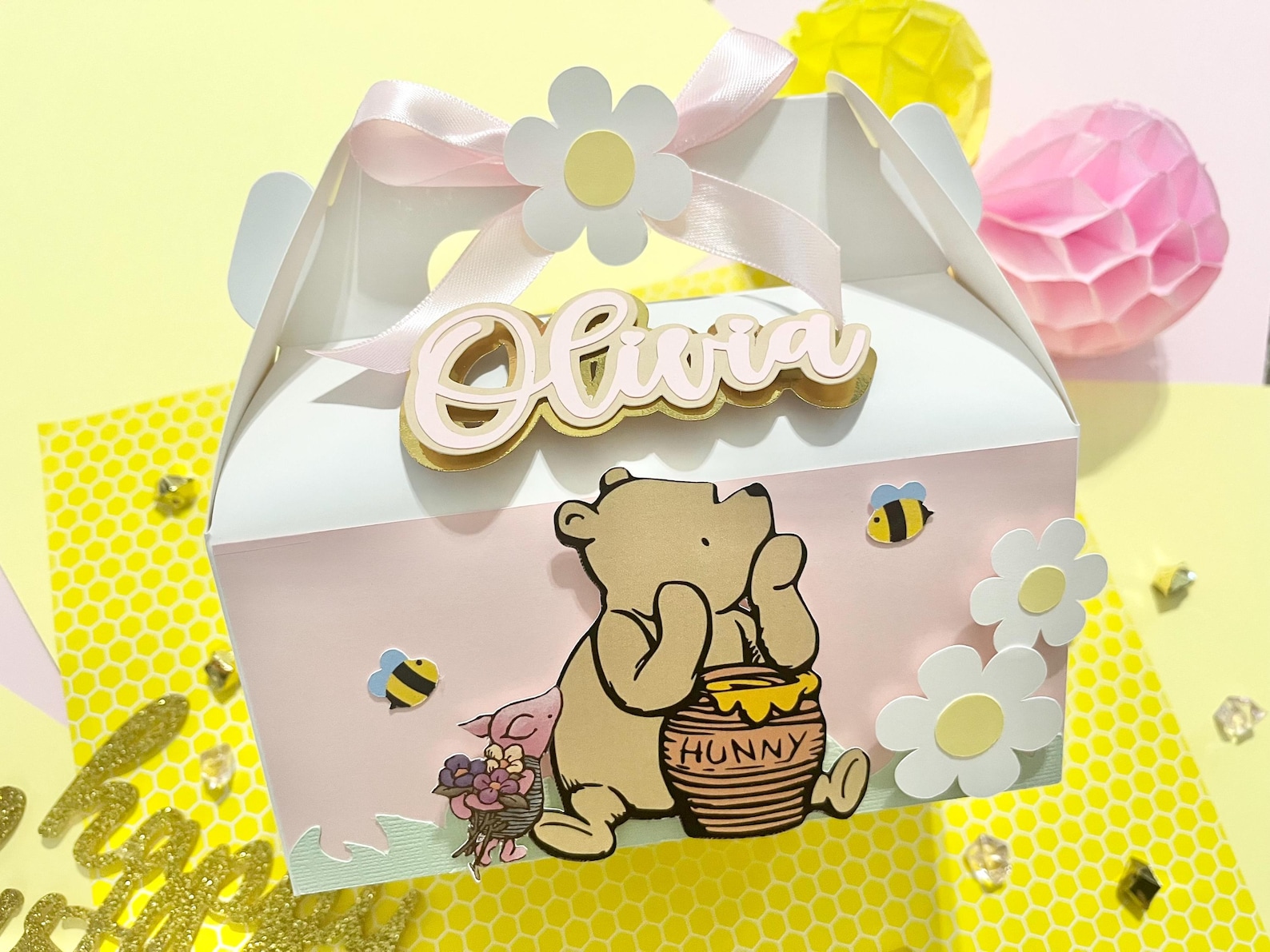 Classic Winnie the Pooh Favor Box - Etsy