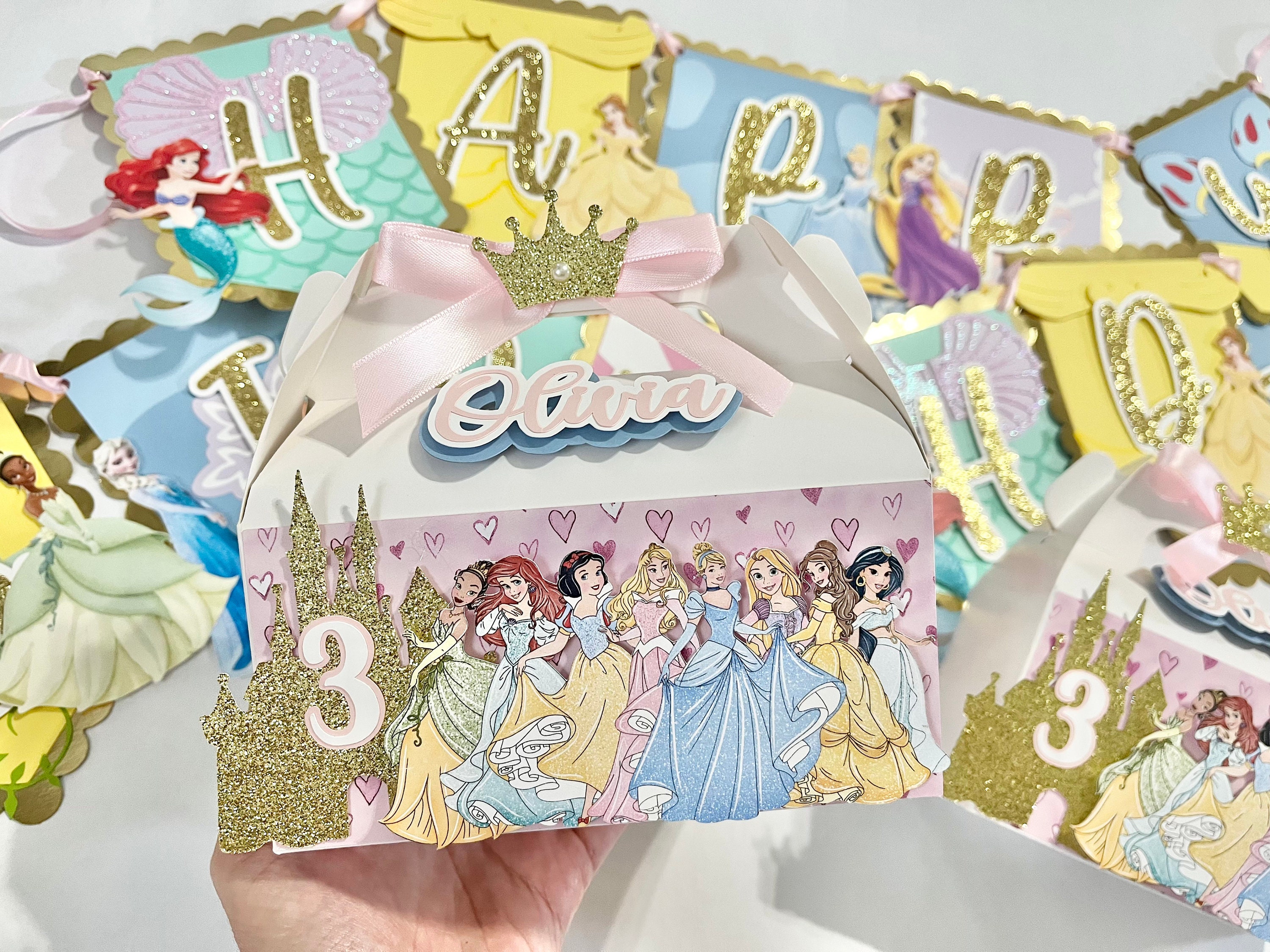 Disney Princess Favor Box - Etsy