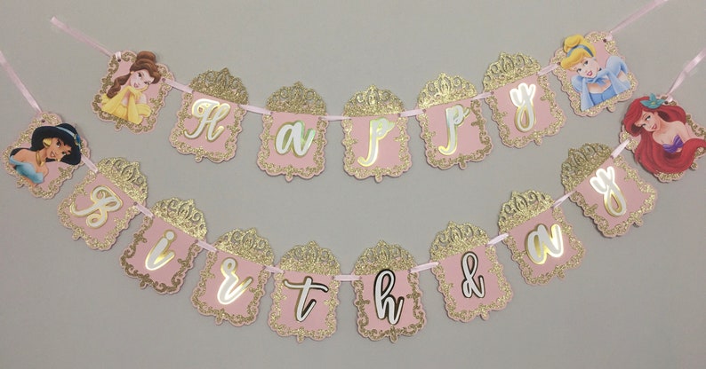 Disney Princess Inspired Banner Princess Banner - Etsy