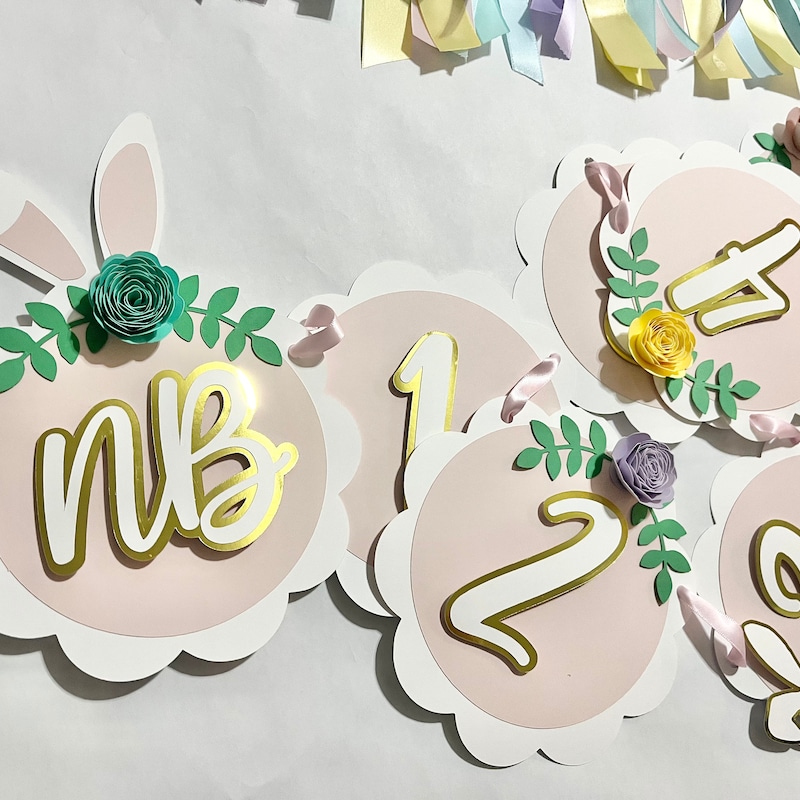 Bunny Banner - Etsy