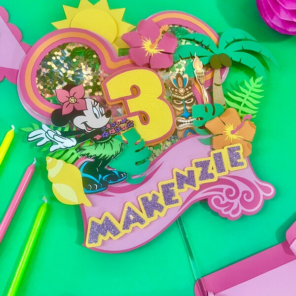 Minnie Mouse Luau - Etsy
