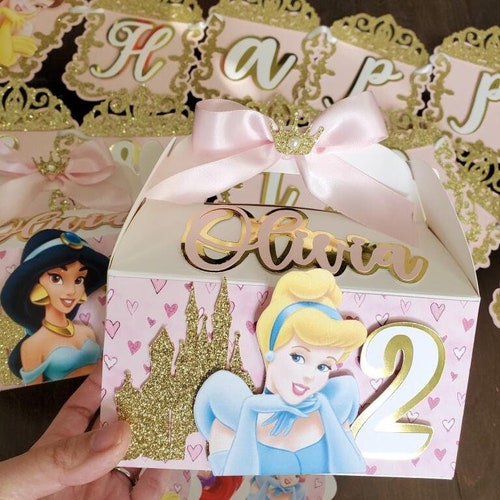 Princess Gable Box Princess Favor Box Princess Favor Boxes - Etsy