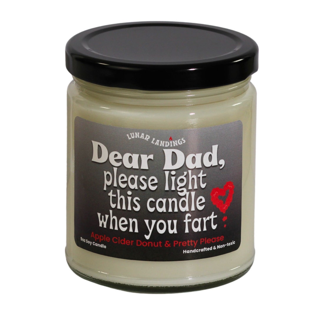 Fathers Day Gift, Dad Fart Candle, Father's Day Gift From Kids, Funny ...