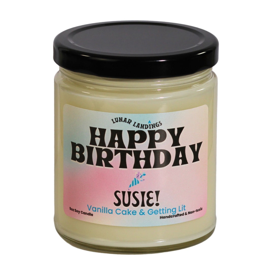 Happy Birthday, Custom Name, Personalized, Birthday Gift, Personalized ...