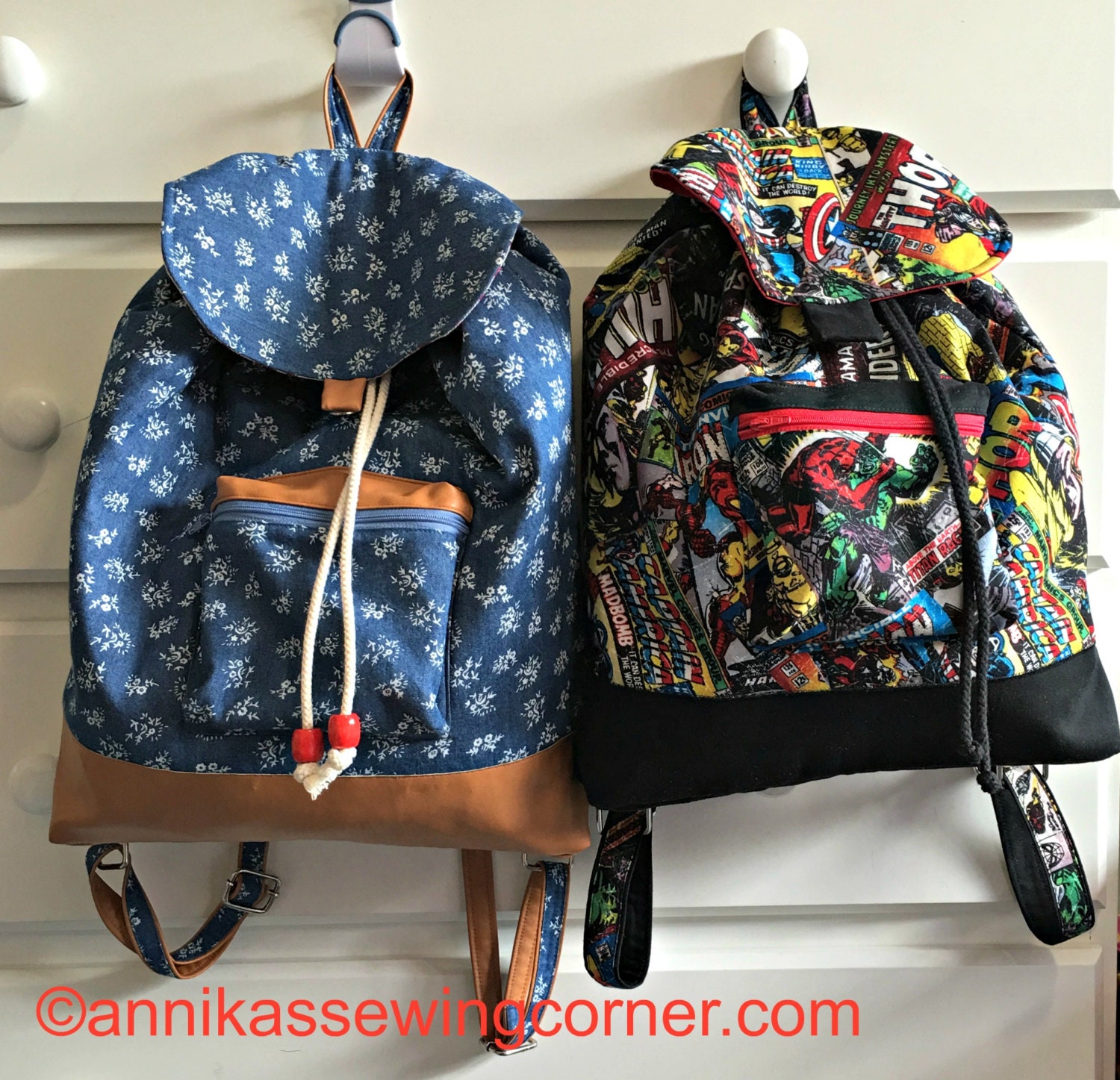 Backpack PDF Sewing Pattern - Etsy Australia