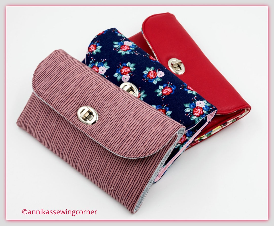 Large Wallet PDF Sewing Pattern - Etsy Australia