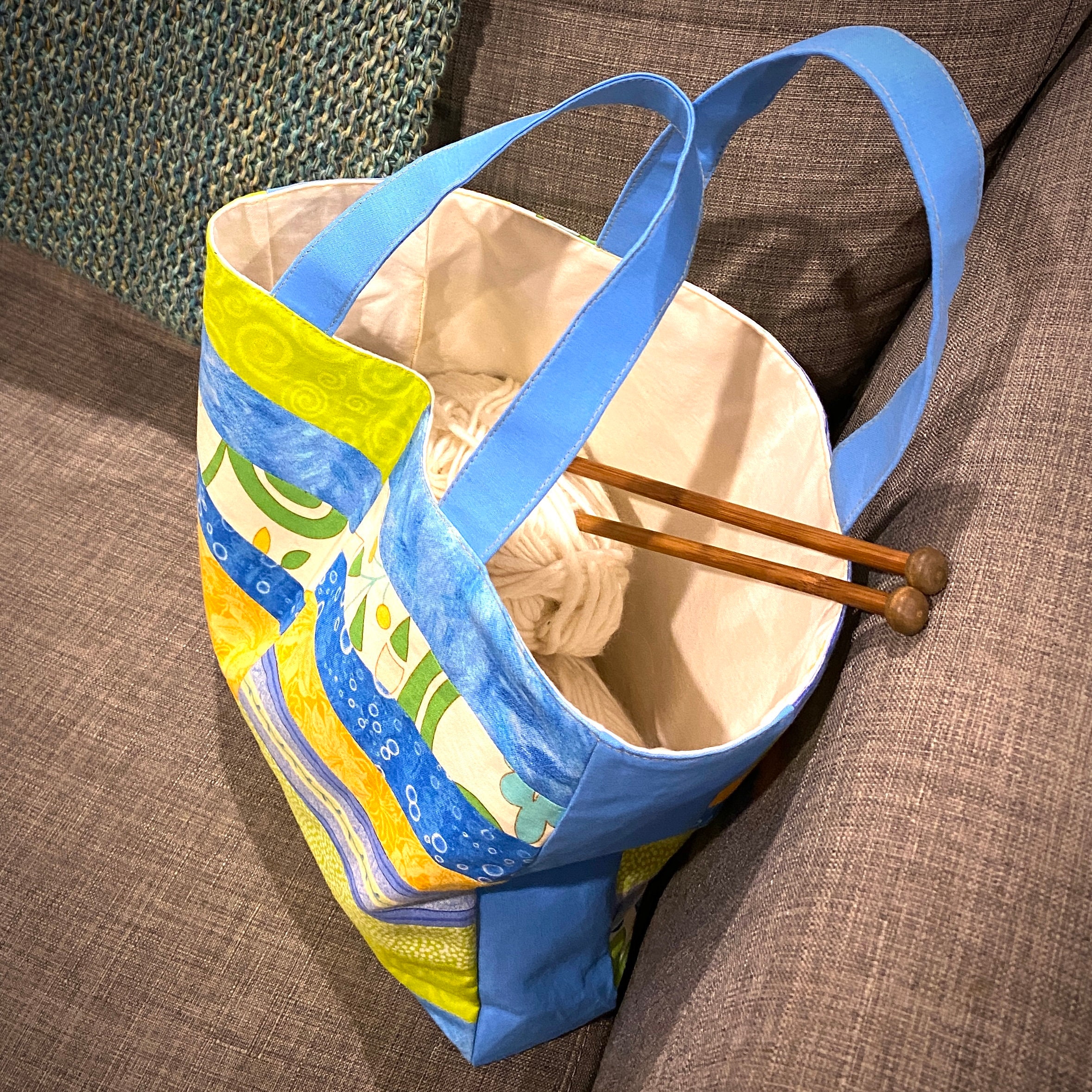 Project Tote Bag PDF Sewing Pattern the Perfect Way to Bring Your Craft ...