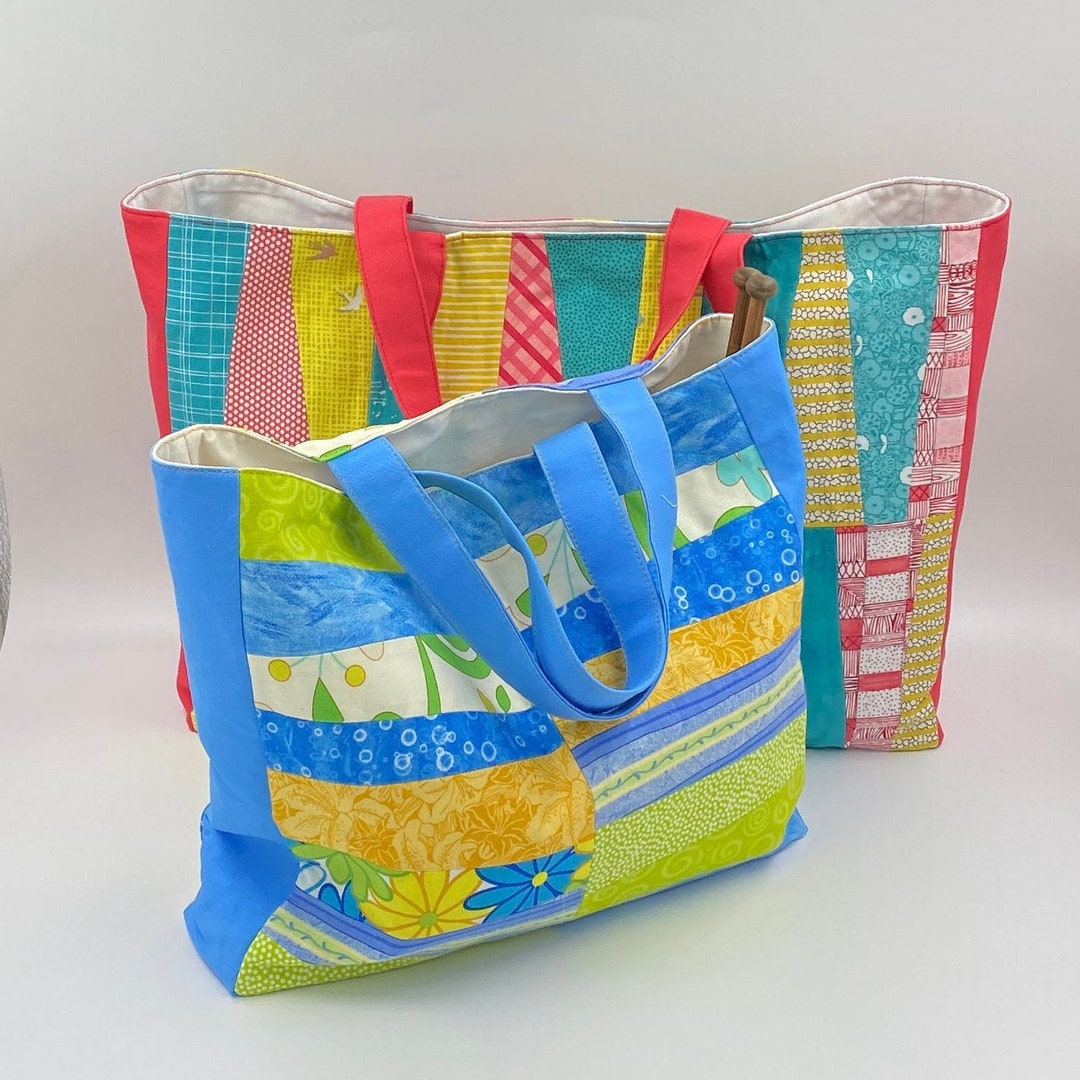 Project Tote Bag PDF Sewing Pattern - the Perfect Way to Bring Your ...