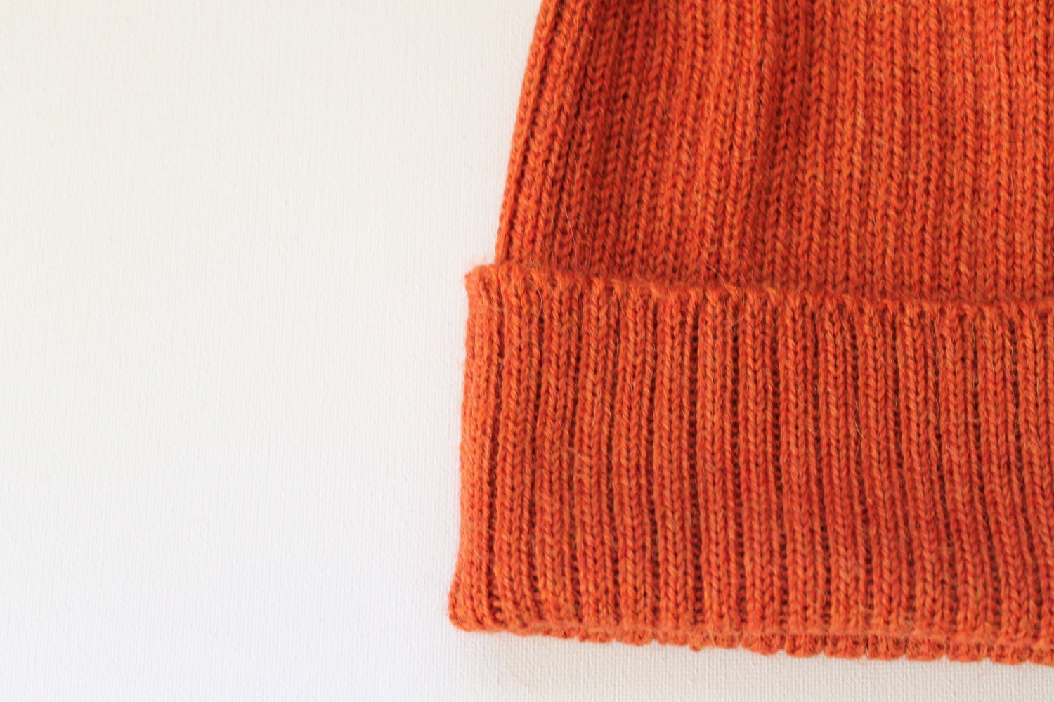 READY TO SHIP. Rust/ Burnt Orange Beanie Hat for Adults. 100% - Etsy UK