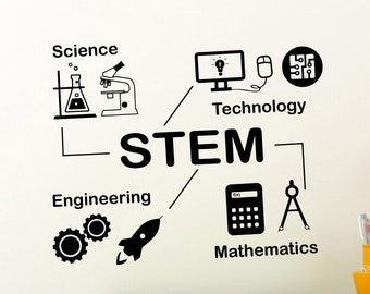 Stem Wall Decal | Etsy