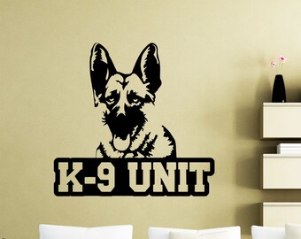 K9 unit decal | Etsy