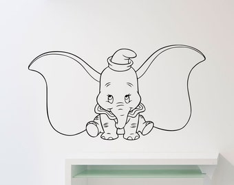Dumbo wall decal | Etsy