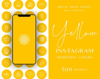 Yellow Instagram | Etsy