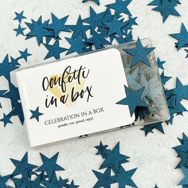 Blue Confetti - Etsy