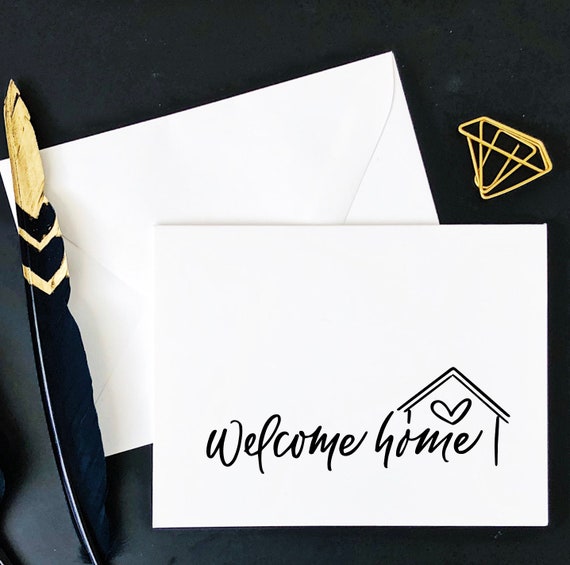 Housewarming Greeting Card welcome Home - Etsy