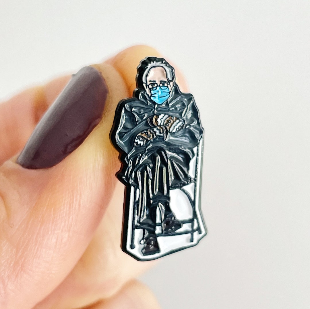 Bernie Sanders Enamel Pin With Locking Clasp | Fun Pun | Bernie Sanders ...