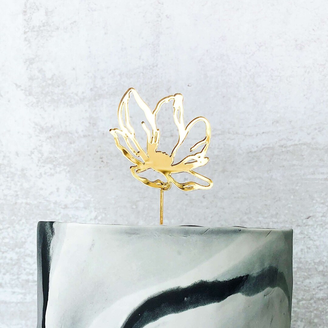 Laser Cut Cake Topper - Magnolia (multiple Sizes) | Magnolia Cake ...