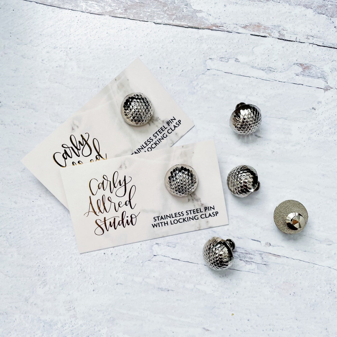 Golf Ball Lapel Pin | Silver Pin | Sports Pin | Fun Pin | Enamel Pin ...