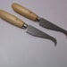 R Murphy USA Set of (2) Yarn Knives New Wood Handles 4in Hooked Curved ...