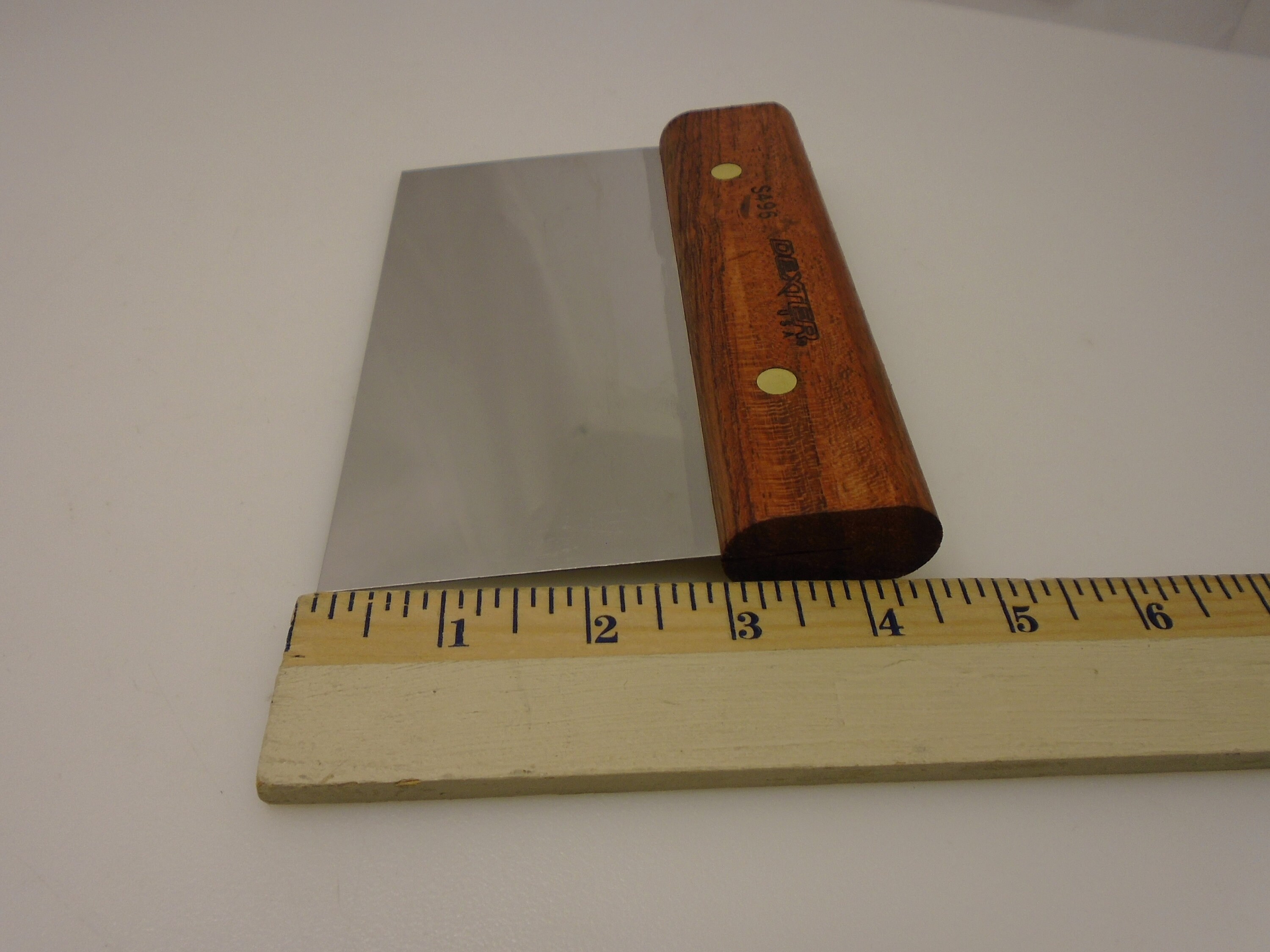 Dexter USA S496 Wood Handle Dough Cutter Bench Scraper 6X3 | Etsy