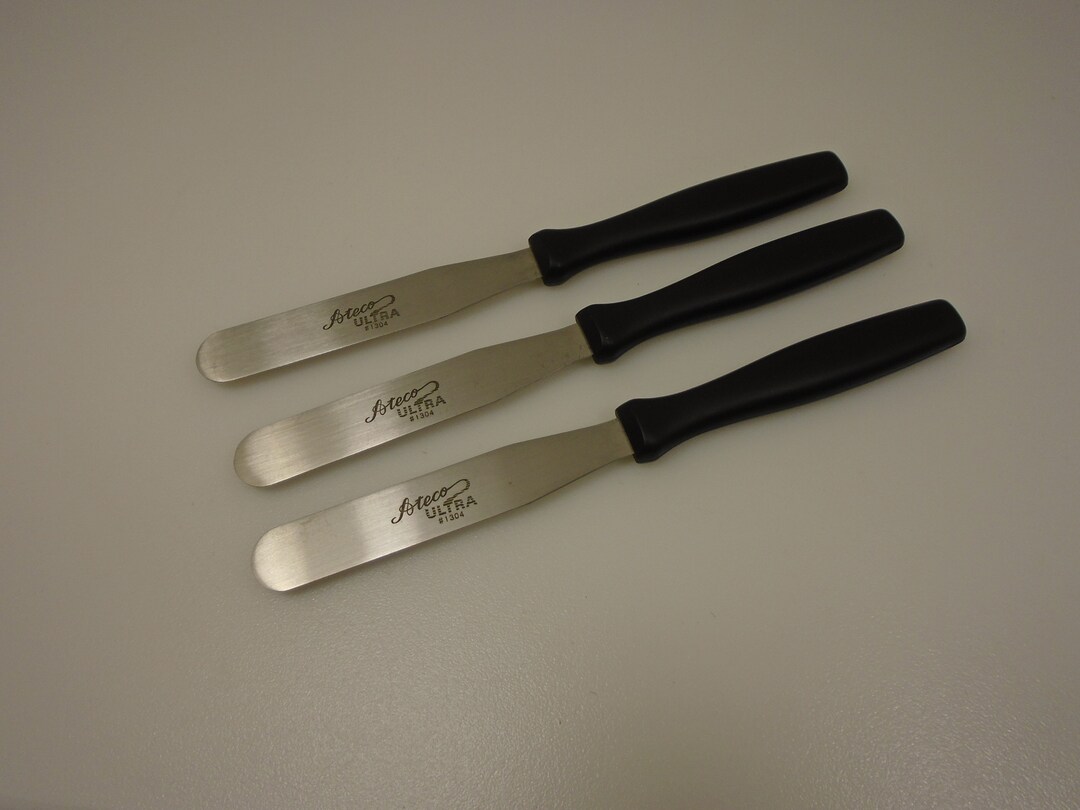 Ateco Set of (3) Mini Bakers Icing Spatulas Cupcakes Cakes 4 in ...
