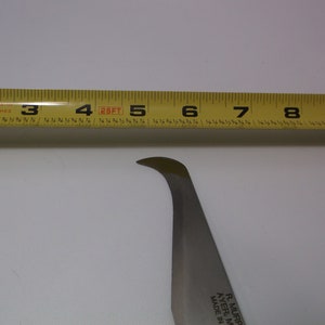 R Murphy USA Set of (2) Yarn Knives New Wood Handles 4in Hooked Curved ...