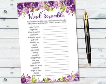 Word scramble | Etsy