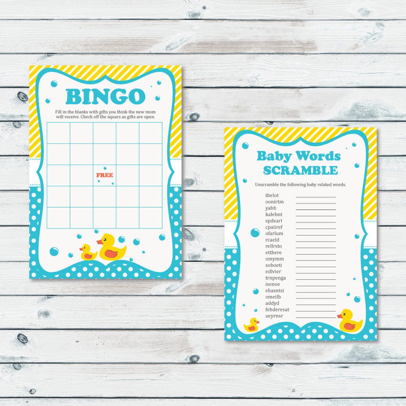 Rubber Ducky Game Bundle, Duck Shower Game Set, Ducky Shower Game Pack ...