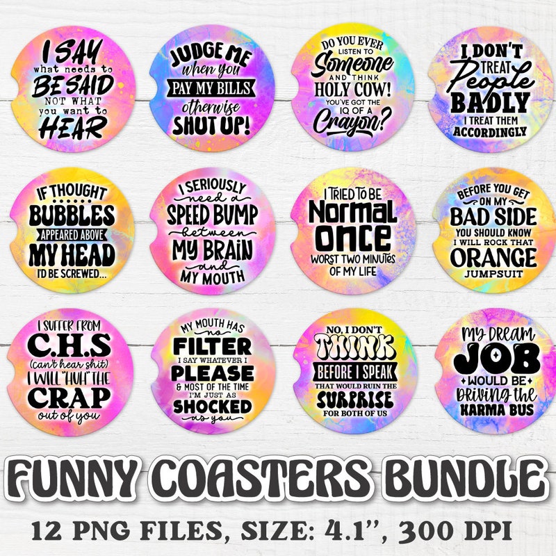 Funny Coaster Sayings - Etsy