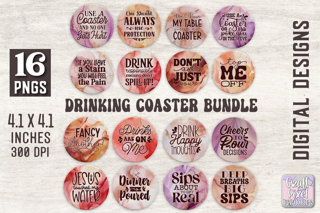 Funny Png for Coasters, Drinking Coaster Png, Sarcastic Coasters Png ...