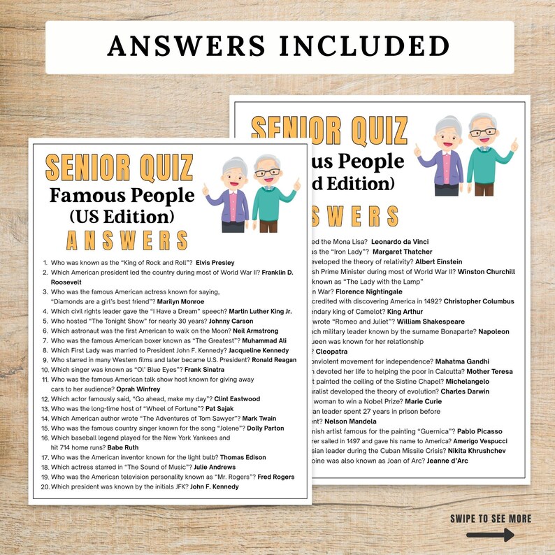 Take A Look About Trivia For Seniors With Answers