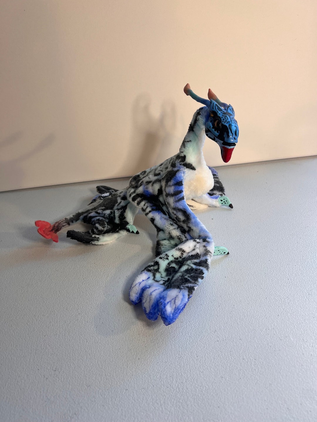 Baby Ikran (avatar Banshee) Blue Coloring | Art Doll - Etsy