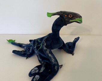 Baby Ikran avatar Banshee Black Coloring Art Doll - Etsy